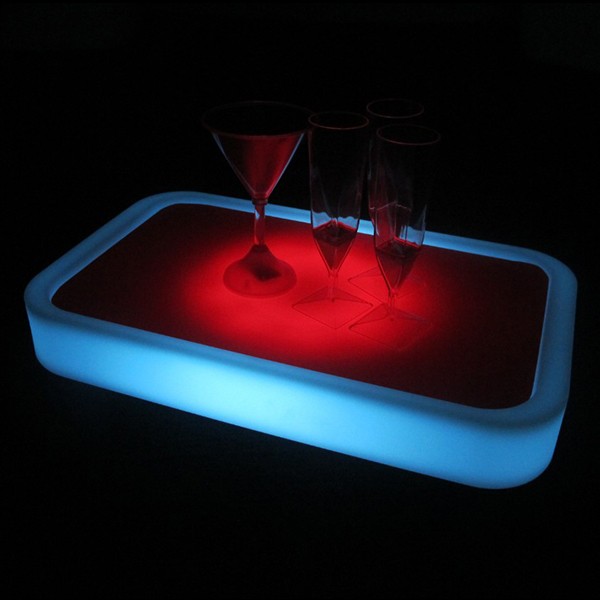 Box of 5 LED Serving Trays (Rectangular) | Ice Entertainments