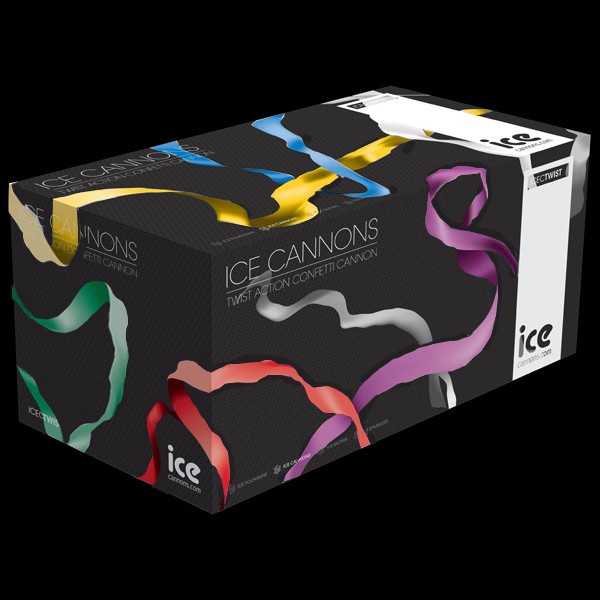 Case of 50 Push-Button Confetti Cannons (Mixed Tissue Paper) | Ice ...