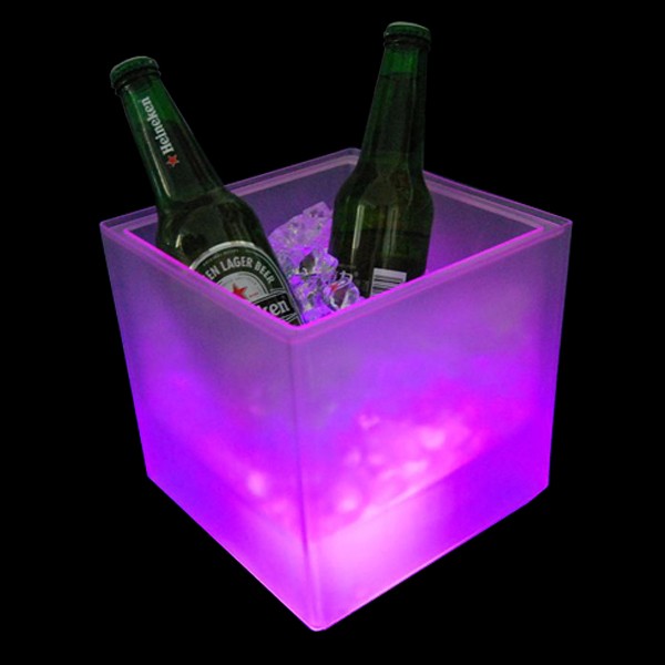 Case of 6 RGB Colour Changing LED Glow Dry Ice Ice Bucket (3.5L ...