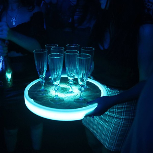 Box of 5 LED Serving Trays (Rectangular) | Ice Entertainments
