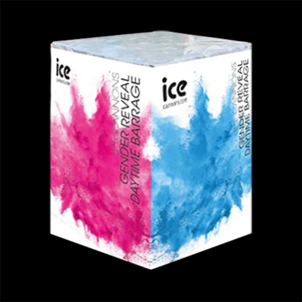 Blue/Boy Gender Reveal Smoke Powder Daytime Barrage | Ice Entertainments